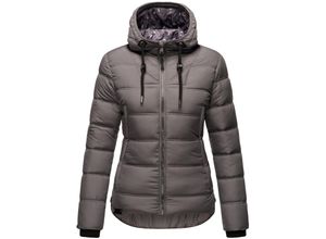 4059072454804 - NAVAHOO Damen Steppjacke Warm gesteppte Winterjacke mit Kapuze Renesmee