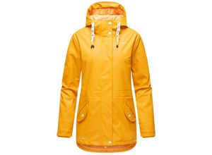 4059072758230 - NAVAHOO Damen Warmer Regenjacke Wasserdichter Regenmantel mit Kapuze Oceans Heart