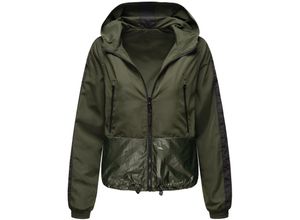 4059072435728 - NAVAHOO Damen Ultraleichte Wendejacke 2-in-1 Übergangsjacke mit Kapuze Sunitaa