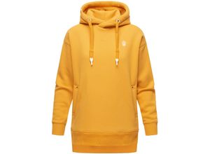 4059072474956 - NAVAHOO Damen Kapuzensweatshirt Kuscheliger Hoodie mit Oversize Look Silberengelchen