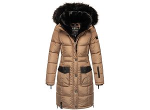 4059072130005 - NAVAHOO Damen Stylischer Steppmantel Winter Parka mit edlem Fellimitat Sinja