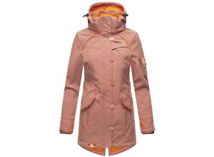 4059072751507 - MARIKOO Damen Outdoor Softshell Jacke mit abnehmbarer Kapuze Soulinaa