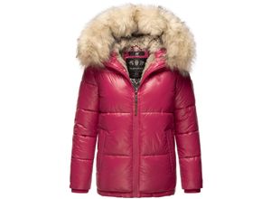 4059072815520 - NAVAHOO Damen Winterjacke Warm Gefütterte Steppjacke mit Kunstfellkapuze Tikunaa