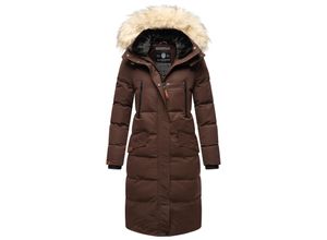 4059072816022 - MARIKOO Damen langer Winterjacke Stepp Parka mit abnehmbarer Kapuze Schneesternchen