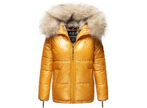 4059072443600 - NAVAHOO Damen Winterjacke Warm Gefütterte Steppjacke mit Kunstfellkapuze Tikunaa