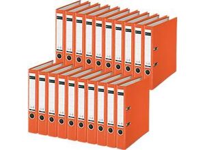 4002432490165 - LEITZ® Ordner 1015 DIN A4 Rückenbreite 52 mm 20 Stück orange