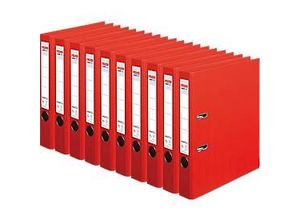 4008110308432 - herlitz Ordner maXfile protect plus DIN A4 Rückenbreite 50 mm 10 Stück rot