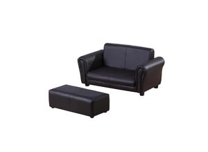 4250871256891 - Kindersofa mit Hocker 83 x 42 x 41 cm (LxBxH) Kindersessel Kinder Sofa Sessel Kinder Softsofa