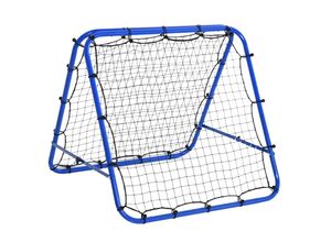 4251774967372 - Baseball Rebounder faltbar blau 100 x 95 x 90 cm (BxTxH) Kickback Tor Rückprallwand Trainingsnetz Baseball Tor