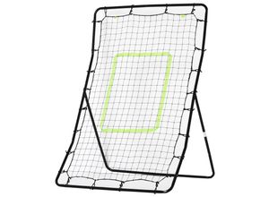 4250871245840 - Fußball Rebounder schwarz 80 x 90 x 140 cm (LxBxH) Trainingstor Torprallwand Rückpralltor Ballspiel