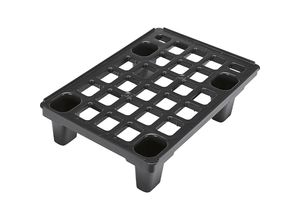 8057714362582 - Kunststoffpalette LxBxH 600 x 400 x 150 mm Traglast statisch 1000 kg ab 50 Stk ratioform