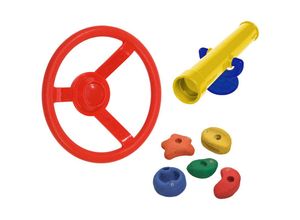 4251511871023 - Zubehör Set Basic für Spielturm Klettegrüst und Schaukel - Wickey