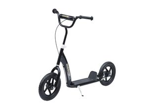 4251774914642 - Kinderroller Anti-Rutsch Trittfläche Metallfahrradständer zum Parken 120 x 52 x 80-88 cm (LxBxH) Tretroller Cityroller Kinderroller Stadtroller