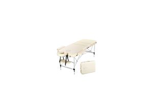 4059852825336 - Massageliege 3 Zonen Massagetisch Massagebank Massagebett Kosmetikliege klappbar höhenverstellbare Aluminiumfüvüe bis 250kg belastbar