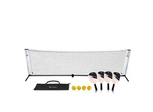 4013331443701 - Paddel- Pickleball-Set mit Netz 4 Schlägern & 4 Bällen