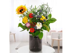 4311532433263 - Blumenstrauß Feldstrauß mit Vase verschiedene Größen
