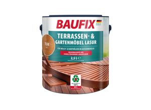 4014505040658 - BAUFIX Terrassen- & Gartenmöbel-Lasur teak matt 25 Liter Holzöl