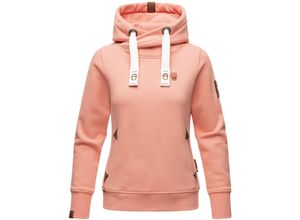 4059072341562 - NAVAHOO Damen Kapuzensweatshirt weicher Hoodie mit breiten Tunnelzugkordeln Namikaa