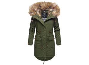 4059072472259 - NAVAHOO Damen Warmer Wintermantel Winter Baumwollparka mit Kunstfell Rosinchen