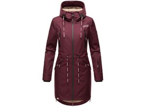 4062649017739 - MARIKOO Damen Softshelljacke Funktionsjacke mit warmen Teddyfleece & Kapuze Racquellee