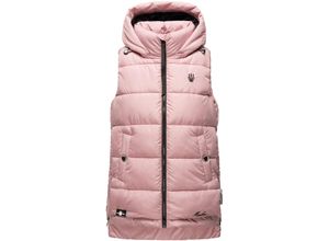 4059072473270 - MARIKOO Damen Steppweste Bodywarmer mit Kapuze Zarinaa