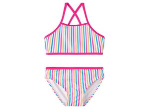 Image of name it - Bikini NKFZIZA gestreift in bright white, Gr.146/152