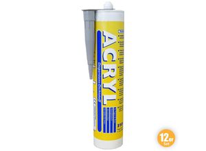 4000590024116 - Acryl Fugendicht Grau 310 ml 12er Set