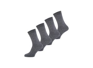 4251462350684 - NUR DER Herren Basicsocken Bambus* Warme Socke 4er Pack