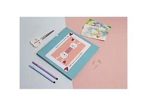 3130630161158 - Carte de Jeu Fotoalbum Hardback Papier 247 x 247 x 17 cm Rosa Blau