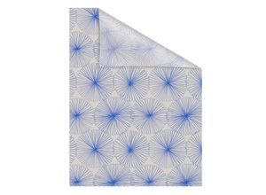 4251369829917 - ORIGINAL Fensterfolie Fensterfolie selbstklebend Sichtschutz Flower wheel - Blau Fensterfolien Gr B L 50 cm x 100 cm blau Fensterdekoration