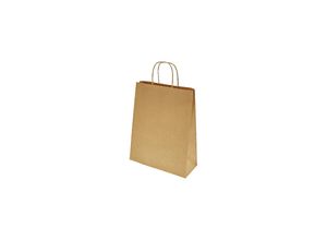 8057717931204 - Papiertragetasche Toptwist klassisch braun LxBxH 240 x 110 x 310 mm VE 150 Stk ab 10 VE ratioform