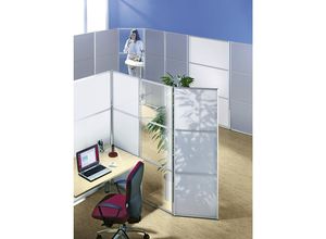 4061753002822 - eurokraft pro Stellwand- und Paraventsystem HxBxT 1800 x 600 x 18 mm ESG-Glas klar