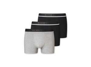 4007065800114 - Shorts 3er-Pack Organic Cotton Webgummibund schwarz grau - 95 5 7