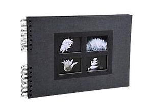 3130630162414 - Passion Spiralfotoalbum Hardback Papier 22 x 32 x 3 cm Schwarz