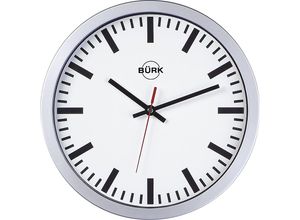 4030275000135 - Wanduhr mit Kunststoffgehäuse Ø 300 mm Funkuhrwerk Zifferblatt weiß ab 3 Stk kaiserkraft