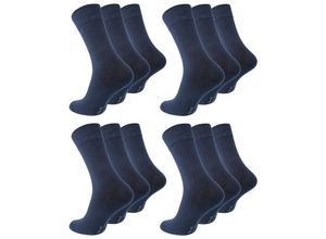 4251742103597 - Paolo Renzo® Business Socken 36 Paar - Größe 43 46 - Schwarz