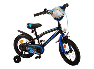 4067872152530 - TPFSports Super GT Kinderfahrrad - Jungen - 14 Zoll - 2 Handbremsen - Blau