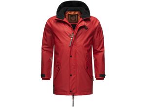 4059072470361 - STONE HARBOUR Herren Regenjacke Gummierter Regenparka mit Fleece-Innenfutter Rihaa