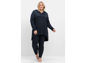 4063136889037 - Große Größen 2-tlg Relaxanzug mit Longshirt und Leggings nachtblau Gr48 50