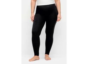 4063136887958 - Große Größen Leggings im Doppelpack mit Stretchbund rot+schwarz Gr60