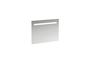 7612738938116 - Leelo Spiegel mit integrierter horizontaler LED-Beleuchtung Aluminiumrahmen 900 mm Version für externen Lichtschalter - H4476519501441 - Laufen