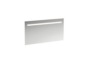 7612738938208 - Leelo Spiegel mit integrierter horizontaler LED-Beleuchtung Aluminiumrahmen 1300 mm Version für externen Lichtschalter - H4476819501441 - Laufen