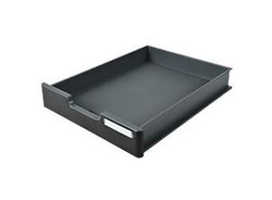 9002493422773 - ECOBlack Schubladenbox DIN A4+ Kunststoff Dunkelgrau 285 x 345 x 54 cm