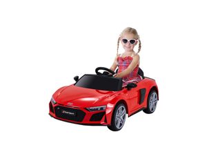 4056551205971 - Kinder-Elektroauto Audi R8 Spyder lizenziert 60 Watt LED-Scheinwerfer Musik Hupe Fernbedienung (Rot) 4056551205971 - Kinder-Elektroauto Audi R8 Spyder lizenziert 60 Watt LED-Scheinwerfer Musik Hupe Fernbedienung (Rot)