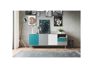 4251105958215 - Sideboard Emilia Sonoma-Eiche   Tricolor 3 Türen