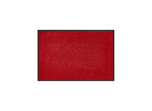 4002398953100 - Fußmatte mit Gummiumrandung und rutschhemmende Rückseite rot 150 x 90 x 07 cm Fußmatte Schmutzfangmatte Fußabtreter Türmatte Sauberlaufmatte