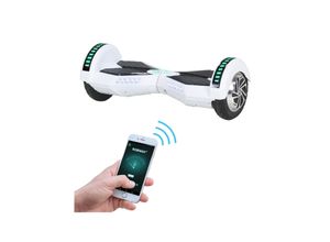 1050801401765 - W2 Hoverboard für Erwachsene und Kinder 8 Zoll Self-Balance-Funktion Bluetooth App LEDs (Weiß Matt)