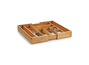 4003368252773 - Besteckkasten aus Bambus ausziehbar 35-58 cm - Zeller