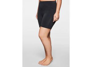 4063134820155 - Große Größen Badehose mit Raffung Shape-Radlerschnitt schwarz Gr44