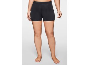 4063134820087 - Große Größen Badeshorts mit Shape-Effekt elastisch schwarz Gr46